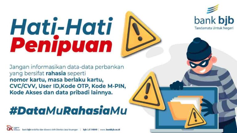 Bank bjb Edukasi Masyarakat, Waspadai Sistem Penipuan Online - ruber.id