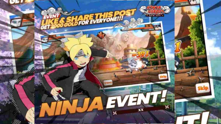 Kapan 2000 Gold Ninja Heroes New Era Dibagikan? Bansos Gratis Nih Guys ...
